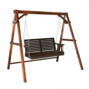 UBesGoo 4ft Porch Swing with Cup Holder and Chains,Hanging Chair ...