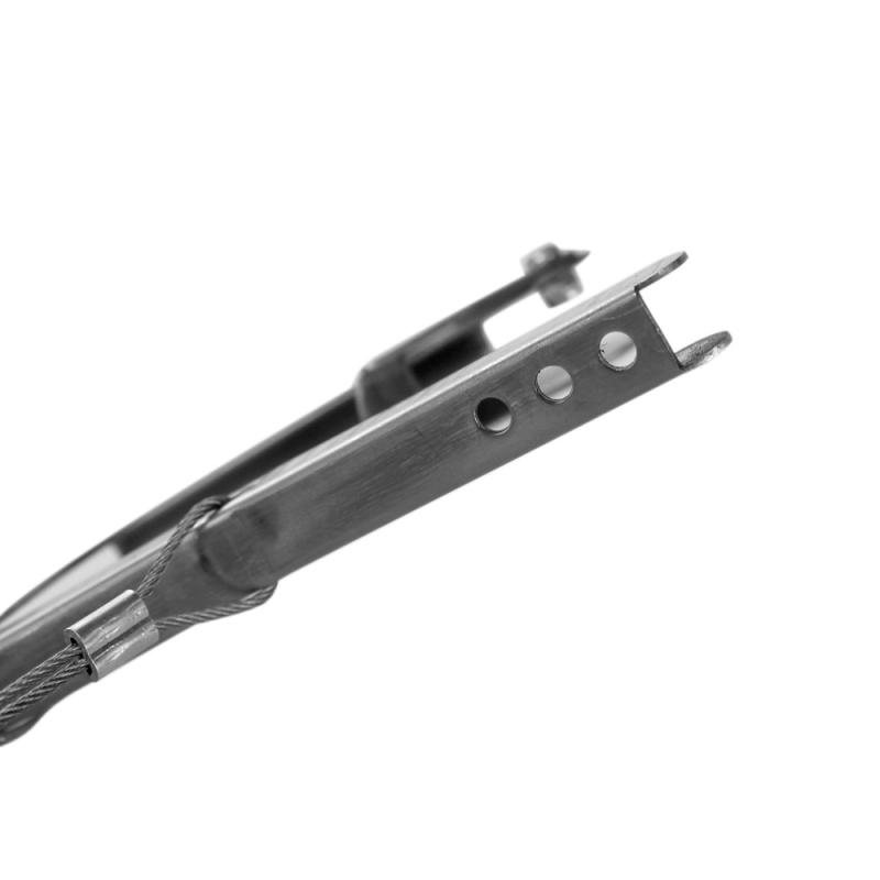 Ktaxon Foldable Stainless Steel Snake Clamp 100cm Snake Catcher Silver ...