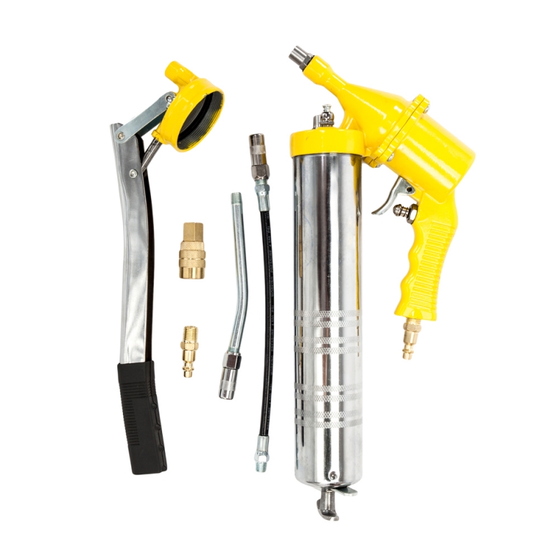 UBesGoo Portable Air Pneumatic Grease Gun Set, 1/4" NPT 14oz Cartridge ...