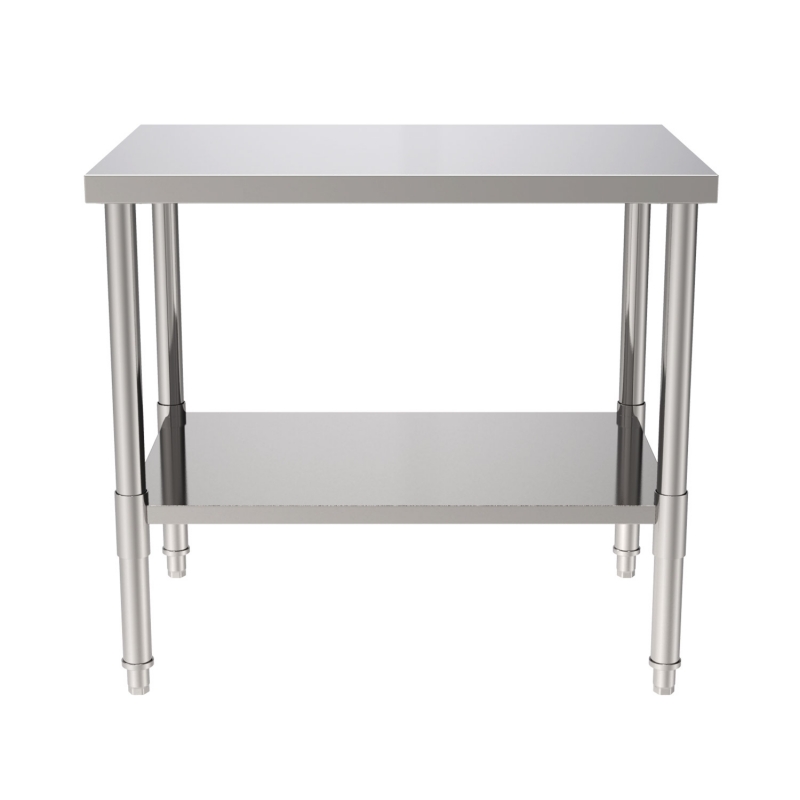 UBesGoo 36" Stainless Steel Work Table, Heavy Duty Workbench Industrial ...