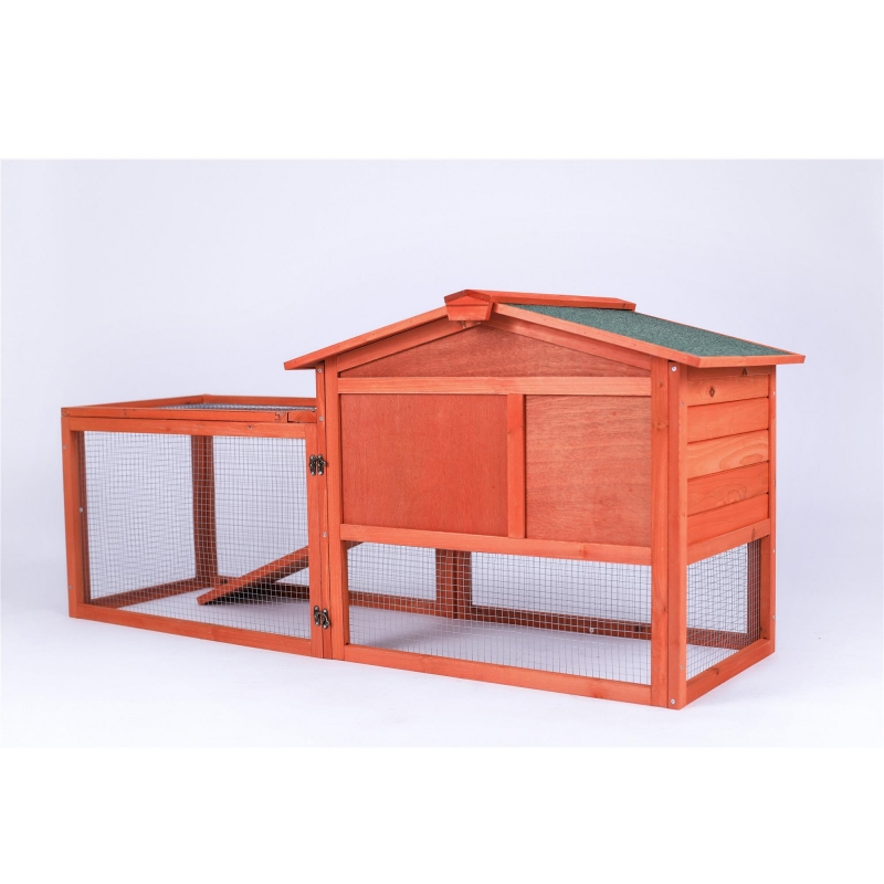 UBesGoo Wooden Outdoor Large Rabbit House Rabbit Hutch Bunny House with ...